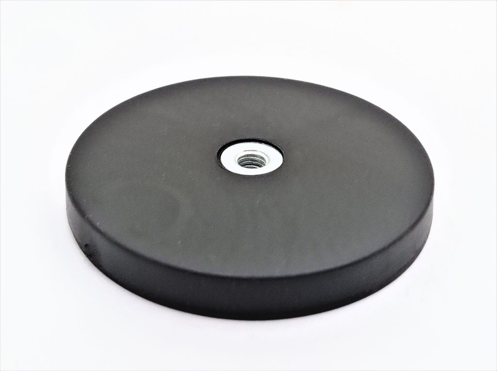 RUB BASE FLUSH D66 x 8 x M6.35 - Fastmag Magnets